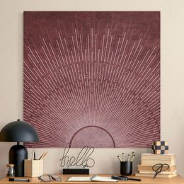 Bilderwelten Akustikbild Boho Japan Sonne