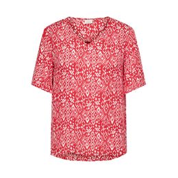 Only Carmakoma Bluse 'CARVIWI' Damen Gr&ouml;&szlig;e 5XL rot / wei&szlig;