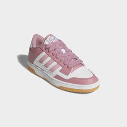 Damen Sneaker "RAPID COURT LOW", adidas Sportswear, Gr. 39, rosa, Leder, Synthetik, Schuhe