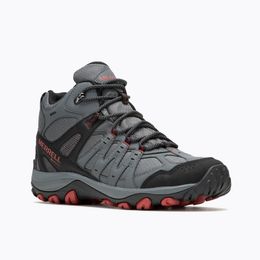 Merrell Herren Wanderschuh "ACCENTOR 3 SPORT MID GORE-TEX", Gr. 46, grau, Leder, Synthetik, Schuhe, wasserdicht dank Gore-Tex Membrane