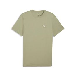 Puma Herren T-Shirt "ESS ELEVATED TEE", beige, Gr. XL, unifarben, Jersey, Obermaterial: 100% Baumwolle, Shirts, Kurzarmdesign, Rundhalsausschnitt,