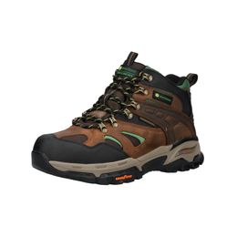 Skechers Herren Schn&uuml;rstiefelette "Skechers Stiefelette Leder", Gr. 42, braun, Leder, Schuhe