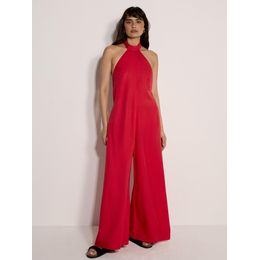 Apricot Damen Jumpsuit "Neckholder-Jumpsuit", rot, Gr. 42, gewebt, Obermaterial: 96% LyocellTENCEL LyoT. 4% Leinen LI., Overalls, mit weitem Bein
