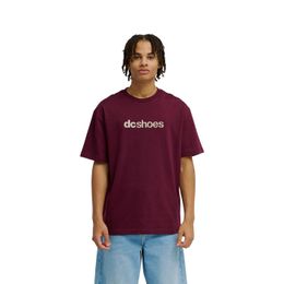 DC Shoes Herren T-Shirt "DC Lower Case", rot, Gr. S, Obermaterial: 75% Baumwolle, 25% Baumwolle., Shirts