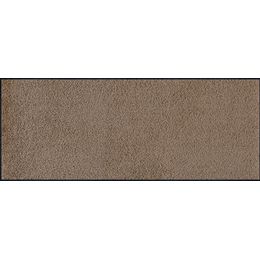 Fu&szlig;matte, B:75cm H:9mm L:190cm, beige, wash+dry by Kleen-Tex, Kunstfaser, Au&szlig;enbereich, Teppiche, "Original Uni, Schmutzfangteppich", Schmutzmatte,