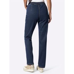 Classic Basics Damen Schlupfjeansblau, bleached, Gr. 25, unifarben, 81% Baumwolle, 17% Polyester, 2% Elasthan, Jeans