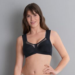 Damen Soft-BH "Clara", ANITA SINCE 1886, Gr. 90, schwarz, Obermaterial: 80% Polyamid, 20% Elasthan, BHs, breite Tr&auml;ger, hoher R&uuml;cken, dreigeteiltes