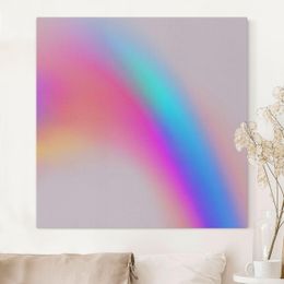 Bilderwelten Akustikbild Pinker Farbschwung