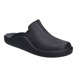 Josef Seibel Herren Hausschuh "Monaco", Gr. 45, schwarz, Obermaterial: 50% Rindsleder Leather cow. 50% Lammleder LEL., Schuhe