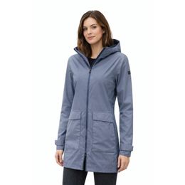 LPO Damen Funktionsparka "HARRINGY WMN", blau, Gr. 36, Web, 100% Polyester, Jacken, auch in Gro&szlig;en Gr&ouml;&szlig;en erh&auml;ltlich