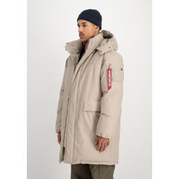 Herren Parka "Puffer Parka", beige, Gr. M, Alpha Industries, Obermaterial: 60% Baumwolle, 40% Nylon, Futter: 100% Nylon, F&uuml;llung: 100% Polyester,