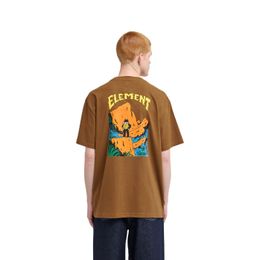 Element Herren T-Shirt "Summit", braun, Gr. S, Obermaterial: 100% Baumwolle., Shirts