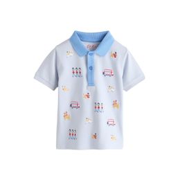 Next Shirt boy size 98 Sand / Pastel blue / Light blue / Red