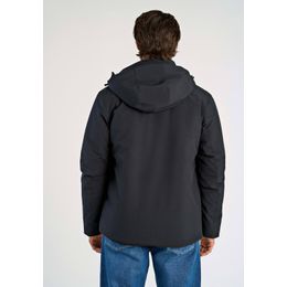 LINDBERGH Herren Parka "Parka Relaxed Fit"navy, Gr. XL, unifarben, Obermaterial: 88% Polyester, 12% Elasthan. Futter: 100% Polyester. F&uuml;llung: 100%