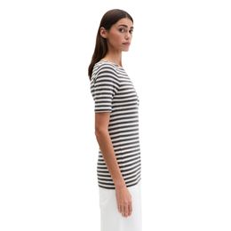 Marc O'Polo MARC O'POLO Damen T-Shirt "aus Organic Cotton-Jersey"dunkelgrau, Basic, Gr. XXS, gestreift, Obermaterial: 100% Baumwolle, Shirts