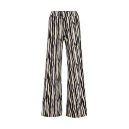 WE Fashion Hose Damen Gr&ouml;&szlig;e 44 gr&uuml;n / schwarz / wollwei&szlig;