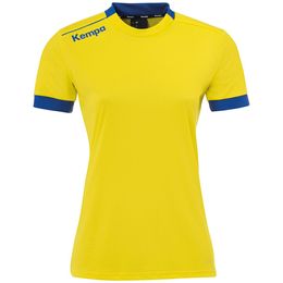 Kempa Damen T-Shirt "Shirt PLAYER TRIKOT WOMEN", gelb, Gr. M, Obermaterial: 100% Polyester PES., Shirts