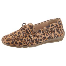 Ara Damen Mokassin "ALABAMA", Gr. 3,5, braun, Veloursleder, Schuhe, Loafer, Mokassin, Flats in Bequemweite G (= weit)