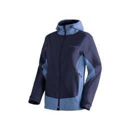 Maier Sports Damen Regenjacke "Brocken W", blau, Gr. 58, 100% Polyester, Jacken, Damen Jacke wasserdicht, moderner Windbreaker, Outdoorjacke, Reg. Fit