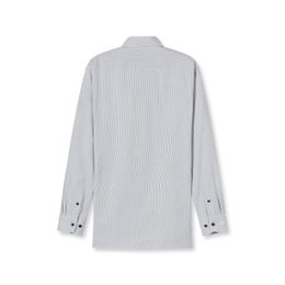 OLYMP Herren Businesshemd "OLYMP Luxor 24/Seven, Modern Fit, New Kent"grau, gr&uuml;n, Gr. 37, 64% Baumwolle, 27% Polyester, 9% Elasthan, Hemden