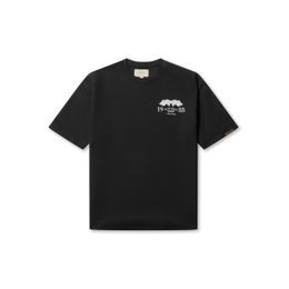 PAS DE MONACO Herren T-Shirt "Pas De Monaco SENNA88 T-SHIRT", schwarz, Gr. L, bedruckt, 100% Baumwolle, Shirts