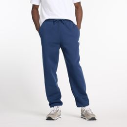 New Balance Herren Jogginghose "SPORT ESSENTIALS FLEECE JOGGER", blau, Gr. L, Obermaterial: 60% Baumwolle, 40% Polyester, Hosen, mit Eingrifftaschen,