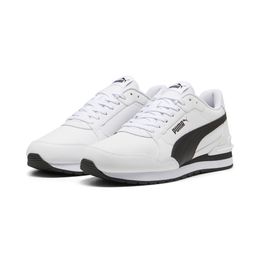 Puma Damen Sneaker "ST Runner v4 Sneakers Erwachsene", Gr. 39, wei&szlig;, Obermaterial: Kuhleder, Synthetik, Leder. Futter: Textil. Innensohle: Textil.