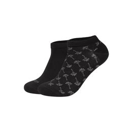 JOOP! JOOP Herren Sneakersocken "Socken Premium Essential Iconic Sneaker 2P 2er Pack", Gr. 35, schwarz, Obermaterial: 70% Baumwolle CO. 28% Polyester PES.