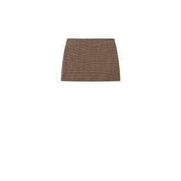 MANGO Rock 'LAURA' Damen Gr&ouml;&szlig;e 40 braun / schwarz / wei&szlig;