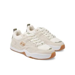 DC Shoes Herren Sneaker "DC Ascend", Gr. 8,5, wei&szlig;, Obermaterial: Leder (Kuh) / Futter: Textil / Au&szlig;ensohle: Gummi., Schuhe