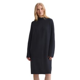 Marc O'Polo MARC O'POLO Damen Strickkleid "aus softer Bio-Baumwolle", schwarz, Gr. 36, unifarben, Obermaterial: 100% Baumwolle, Kleider