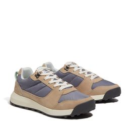Timberland Damen Sneaker "RETRO SWIFT LOW LACE UP SNEAKER", Gr. 38, beige, Leder, Textil, Schuhe