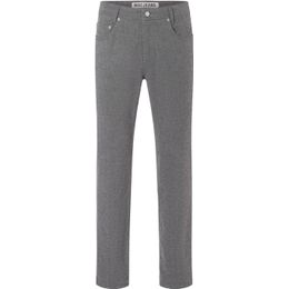 MAC Herren Stoffhose "Arne", grau, Gr. 33, unifarben, Web, Obermaterial: 97% Baumwolle, 3% Elasthan, Hosen, im Five-Pocket Style