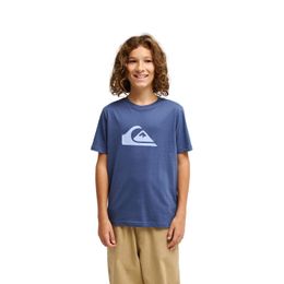 Quiksilver Jungen T-Shirt "Ev Comp Logo", blau, Gr. 10, Obermaterial: 100% Baumwolle., Shirts