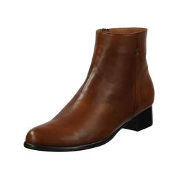 Everybody Damen Stiefelette "Everybody Stiefelette Glattleder", Gr. 38, braun, Glattleder, Schuhe