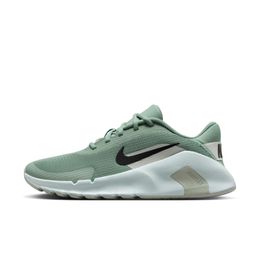 Nike Damen Trainingsschuh "Flex Train", Gr. 42,5steam, schwarz, light silber, barely gr&uuml;n, Synthetik, Textil, Schuhe, ideal f&uuml;r Gym und Fitnessstudio
