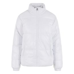 Urban Classics Damen Winterjacke "Urban Classics Ladies Recycled Short Shiny Puffer Jacket", wei&szlig;, Gr. XXL, unifarben, 100% Polyamid, Jacken