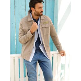 Catamaran Herren Langjacke, beige, Gr. 50, unifarben, 98% Baumwolle, 2% Elasthan, Jacken