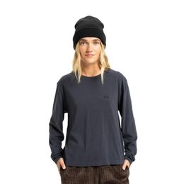 Quiksilver Damen Langarmshirt "Essential", grau, Gr. XS, Obermaterial: 100% Baumwolle., Shirts