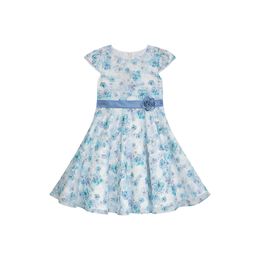 DANAMADE M&auml;dchen Partykleid "DANAMADE Dresses DOTTILIA", blau, Gr. 152, Obermaterial: 100% Polyester. Futter: 100% Polyester, Kleider