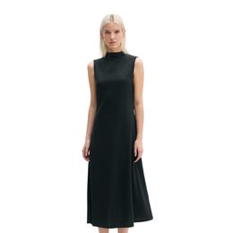 Marc O'Polo MARC O'POLO Damen Jerseykleid "aus flie&szlig;endem Soft-Touch-Jersey", schwarz, Gr. L, unifarben, Obermaterial: 68% Viskose, 32% Polyester, Kleider