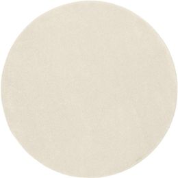 MERINOS Teppich &raquo;Montana&laquo; rund 20 mm H&ouml;he Wohnzimmer beige Kunstfaser &Oslash; 120cm 1 Stk., 20mm, &Oslash; 120cm