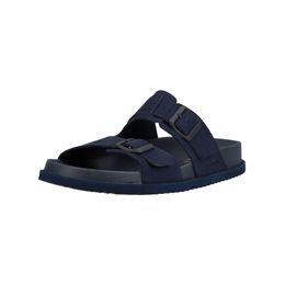 Geox Herren Pantolette "Geox Pantoletten Veloursleder", Gr. 44navy, Veloursleder, Schuhe