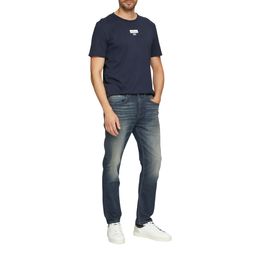 s.Oliver Herren Regular-fit-Jeans "MAURO", blau, Gr. 31, unifarben, Denim/Jeans, Obermaterial: 98% Baumwolle, 2% Elasthan, Jeans, im Five-Pocket Style