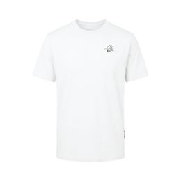 KLEINIGKEIT Damen T-Shirt "Kleinigkeit Girls Easyfit Shirt Verr&uuml;cktes Huhn", wei&szlig;, Gr. XS, unifarben, 100% Baumwolle, Shirts
