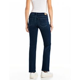 Replay Damen Bootcut-Jeans "NEW LUZ", blau, Gr. 31, Denim/Jeans, Obermaterial: 90% Baumwolle, 8% Polyester, 2% Elasthan, Jeans, mit gesticktem R an