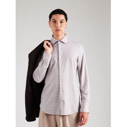 Michael Kors Button Up Shirt 'DOBBY' male size XL Light brown / White