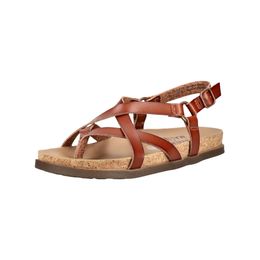 Blowfish Damen Zehentrenner "Blowfish Sandalen Lederimitat", Gr. 40, braun, Lederimitat, Schuhe