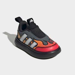 M&auml;dchen Slip-On Sneaker "BUBBLECOMFY KIDS", adidas Sportswear, Gr. 25, rot, Synthetik, Textil, Schuhe, f&uuml;r Kinder