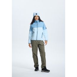 Icepeak Damen Fleecejacke "MAUSTON", blau, Gr. XL, Obermaterial: 100% Polyester, Jacken, sportlicher Stil, aus Polyester, schnell trocknendes Material